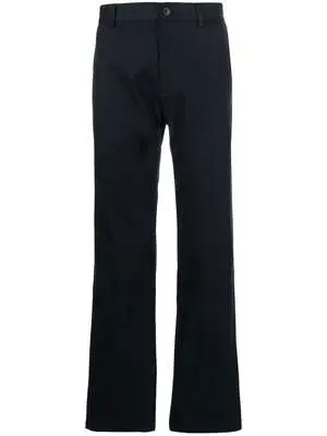 A.p.c. Mid-rise Straight-leg Trousers - Blue