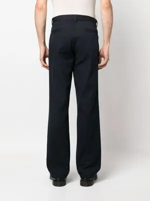 A.p.c. Mid-rise Straight-leg Trousers - Blue