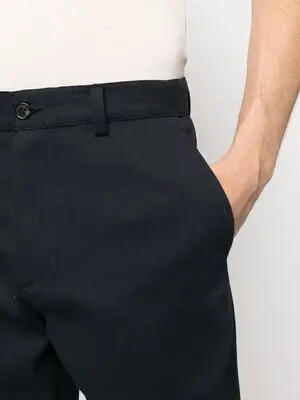 A.p.c. Mid-rise Straight-leg Trousers - Blue