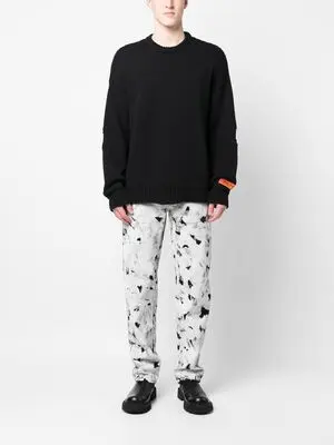 Heron Preston Intarsia Knit Jumper