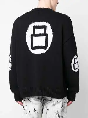 Heron Preston Intarsia Knit Jumper