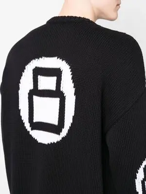 Heron Preston Intarsia Knit Jumper