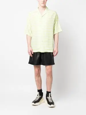 Gcds Printed Short-sleeve Shirt - Green