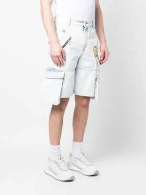 Gcds Cargo Denim Shorts