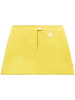 COURREGES Courrèges Re-Edition Mini Skirt Yellow