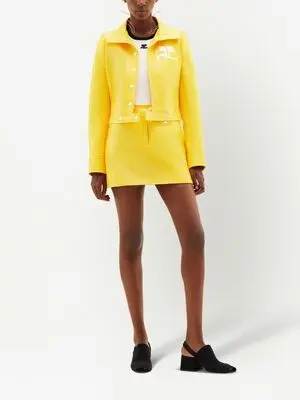 COURREGES Re-edition Mini Skirt - Yellow
