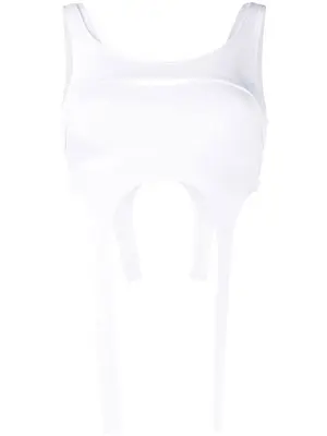 HELIOT EMIL Harness Tank Top - White