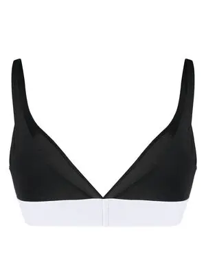 Palm Angels Logo-print Triangle-cup Bra