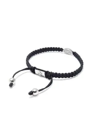 NIALAYA JEWELRY Evil Eye String Bracelet - Black