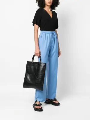 JIL SANDER Embossed Leather Tote