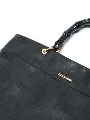 JIL SANDER Embossed Leather Tote