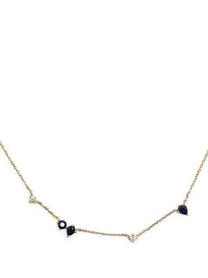Adina Reyter 14kt Yellow Sapphire And Diamond Necklace - Gold