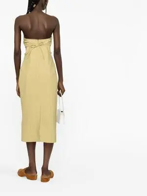 Jacquemus Strapless Cut-out Detailing Dress