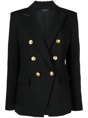 Rag & Bone Double-breasted Blazer - Black
