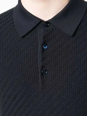Brioni Waffle-knit Polo Shirt