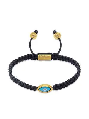 NIALAYA JEWELRY Evil Eye Bracelet - Black