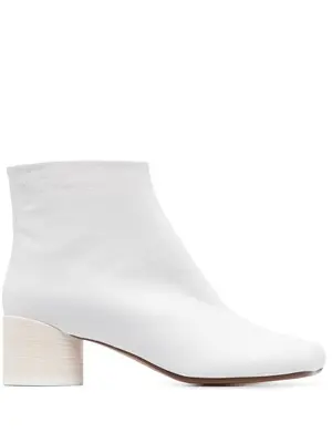 MAISON MARGIELA Anatomic 45mm Ankle Boots - White