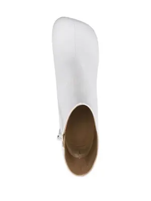 MAISON MARGIELA Anatomic 45mm Ankle Boots - White