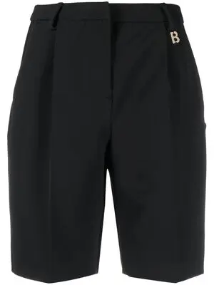 BLUGIRL Logo-charm Tailored Shorts