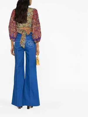 Zimmermann High-waisted Flared Jeans - Blue