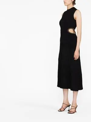 Simkhai Cut-out Knitted Dress