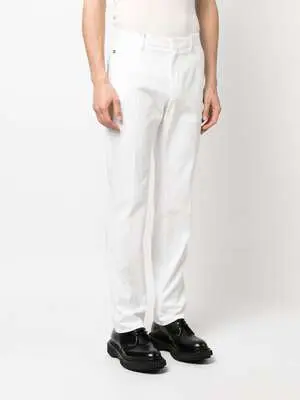 Dolce & Gabbana Logo-tag Tailored Trousers - White