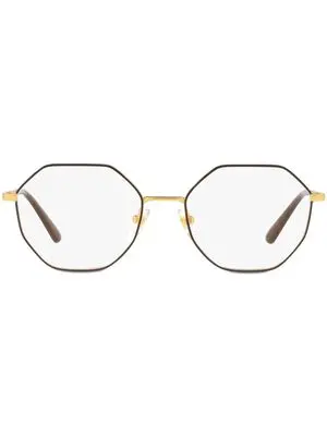 VOGUE EYEWEAR Octagon Frame Glasses - Brown