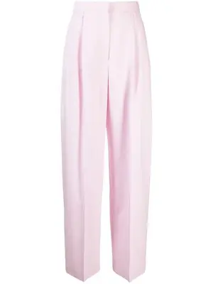 Alexander McQueen High-waisted Pleated Trousers