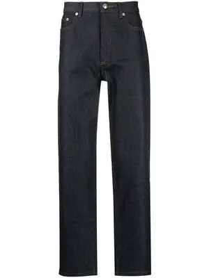 A.p.c. Martin Mid-rise Straight-leg Jeans - Blue