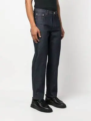 A.p.c. Martin Mid-rise Straight-leg Jeans - Blue
