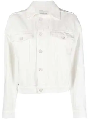 Loulou De Saison Long-sleeved Denim Jacket - White