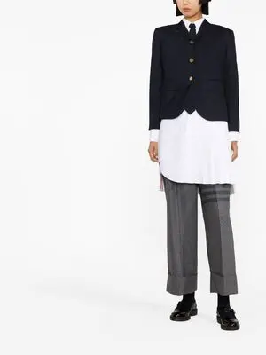Thom Browne Shrunken-fit Cropped Blazer