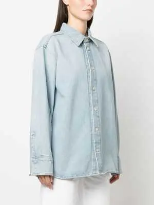 LOULOU STUDIO Light Wash Deni Shirt
