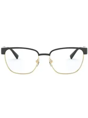 Versace Square Frame Eyeglasses - Black