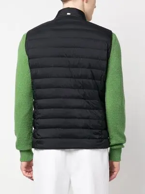 Herno Padded Zip-up Gilet - Blue