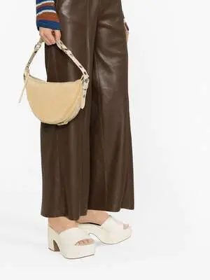 By Far Gib Suede Shoulder Bag