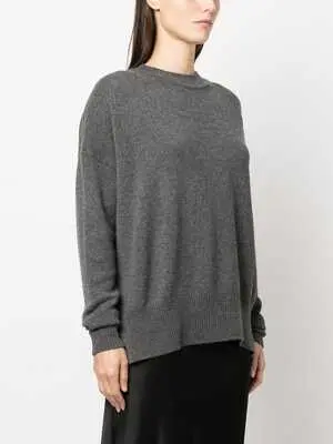 JIL SANDER Crew Neck Cashmere Jumper - Grey