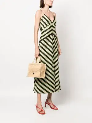 PATOU Small Jp Raffia Tote Bag