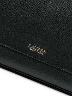 Ralph Lauren Hanna Leather Satchel - Black