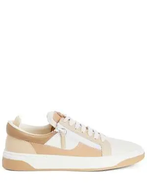 GIUSEPPE ZANOTTI Gz94 Double-zip Low-top Sneakers - White