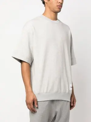 JIL SANDER Short-sleeve Cotton Sweatshirt