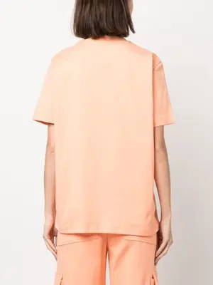 MSGM Logo-embroidered Cotton T-shirt