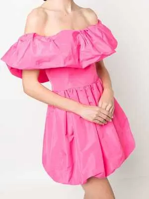 MSGM Ruffled Off-shoulder Dress