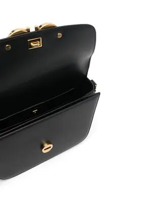 FERRAGAMO Gancini Leather Shoulder Bag