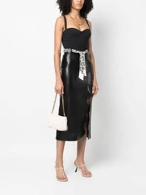 COCCINELLE Chain-handle Leather Satchel Bag