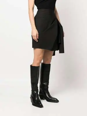 Rick Owens Draped Mini Skirt