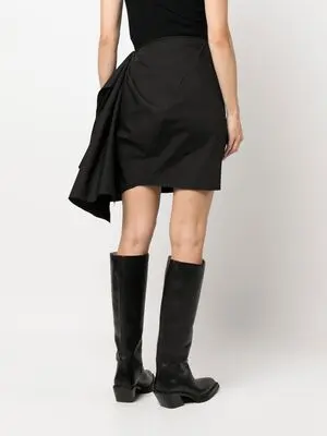 Rick Owens Draped Mini Skirt