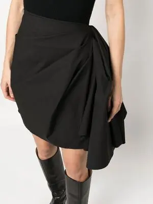 Rick Owens Draped Mini Skirt