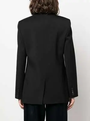 JOSEPH Single-breasted Wool Blazer - Black