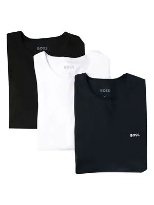 BOSS Set Of Three Long-sleeve T-shirts - Black